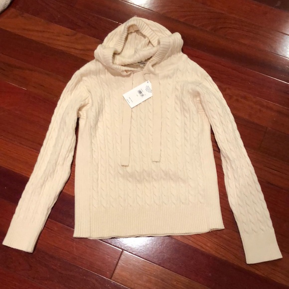 Splendid | Sweaters | Nwt Splendid Hooded Cable Knit Sweater | Poshmark